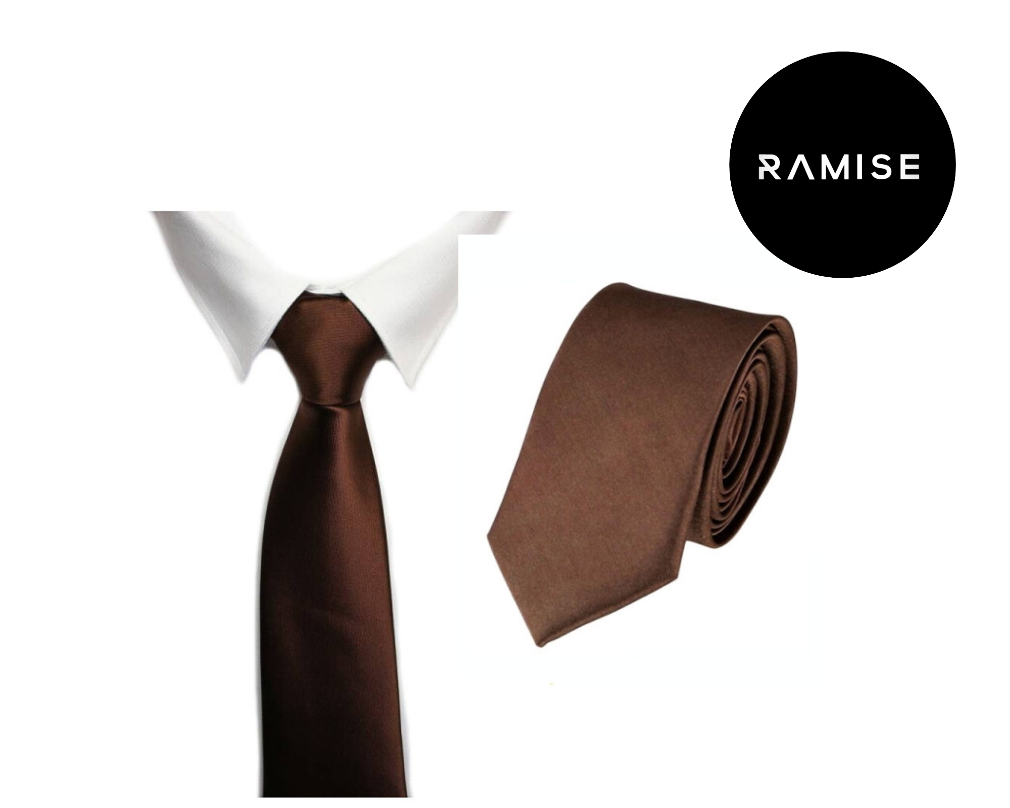 Corbatas Lisas Adultos - RAMISE LTDA